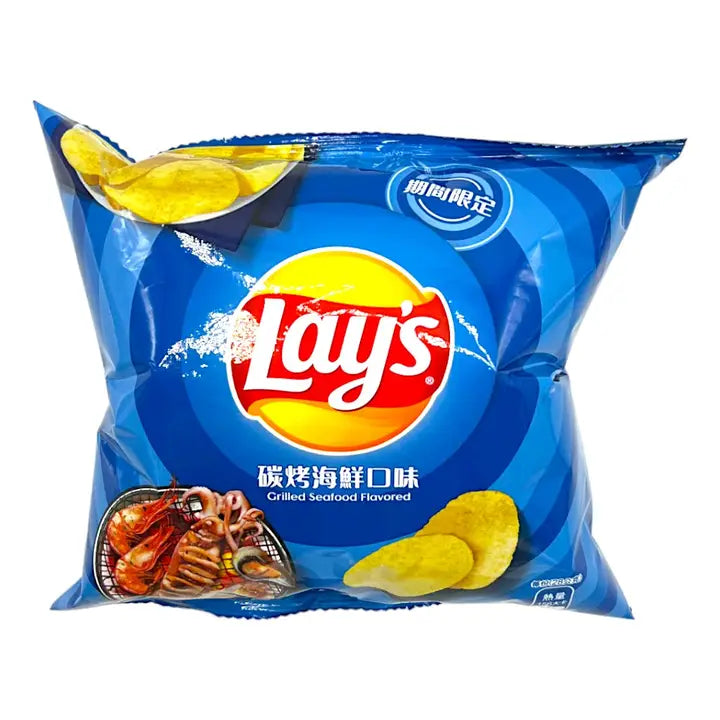 Lays Grilled Seafood Flavored Chips - New Munchies